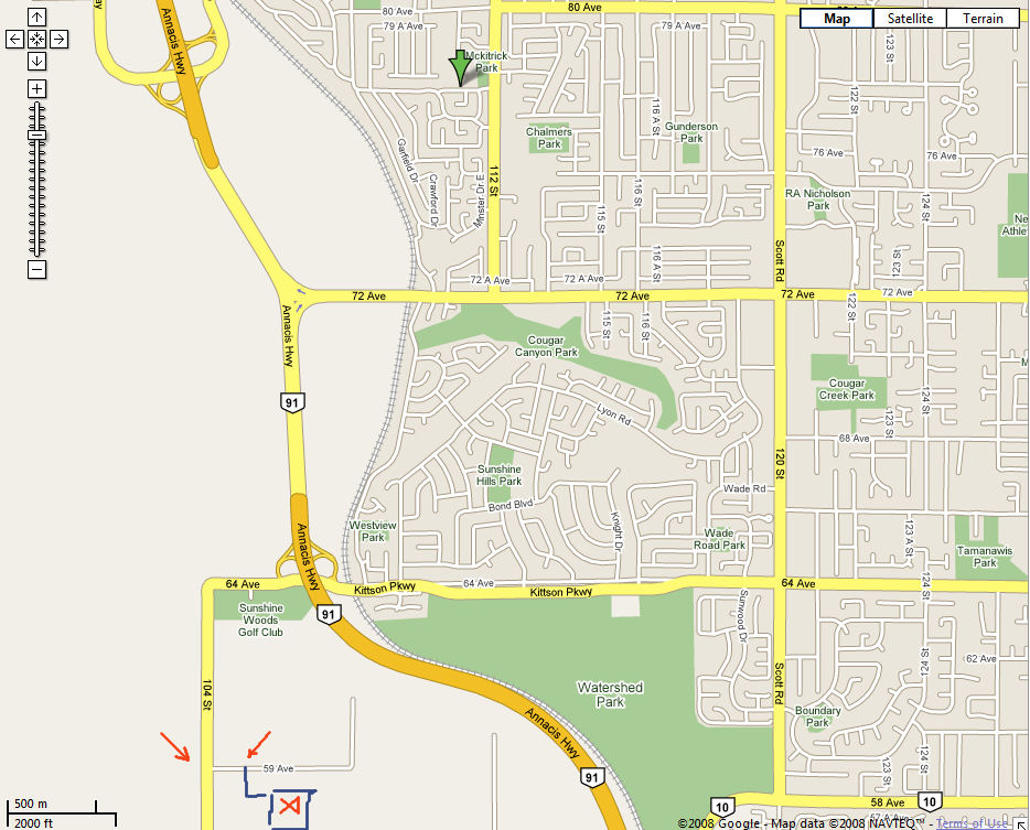 Ridge Flyers :: Our Location